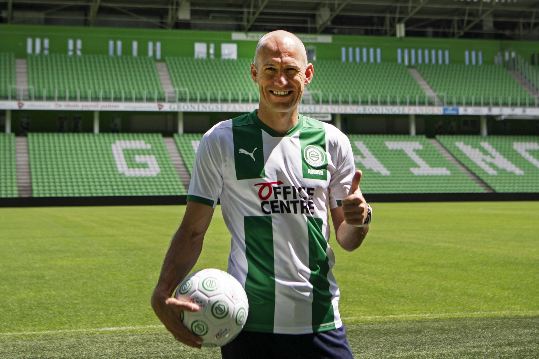 Arjen Robben terug bij FC Groningen