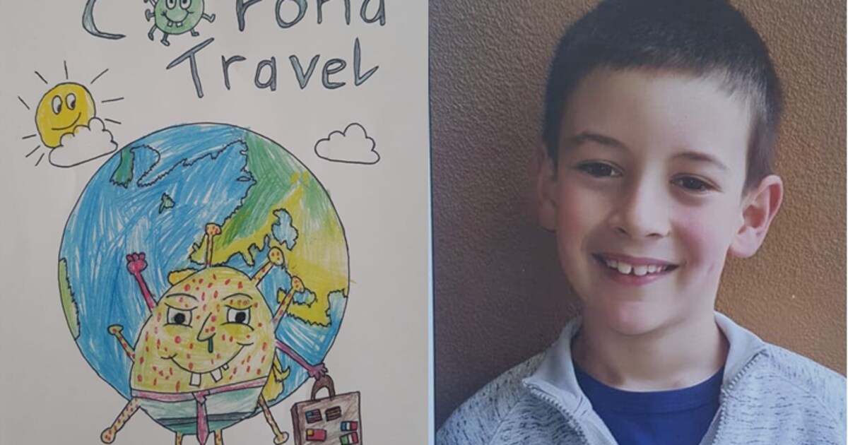 Jake (8) maakt boek over coronavirus