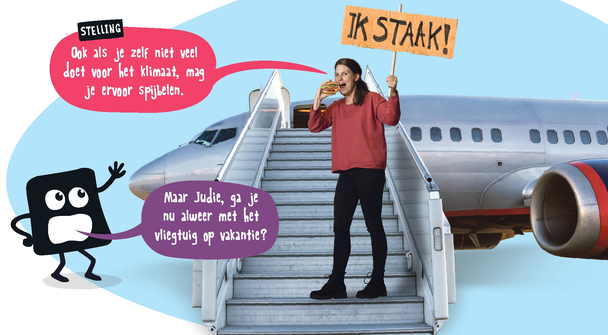 Judie over klimaatspijbelaars