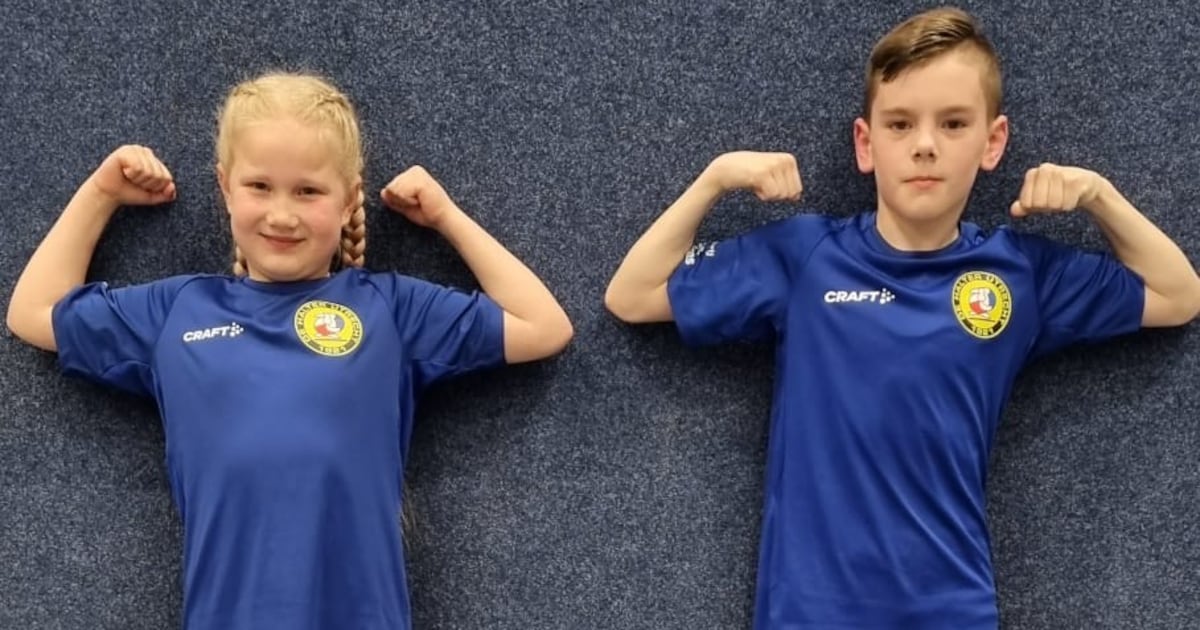 Jill (7) en Juan (9) worstelen: 'Je wordt er sterk van'