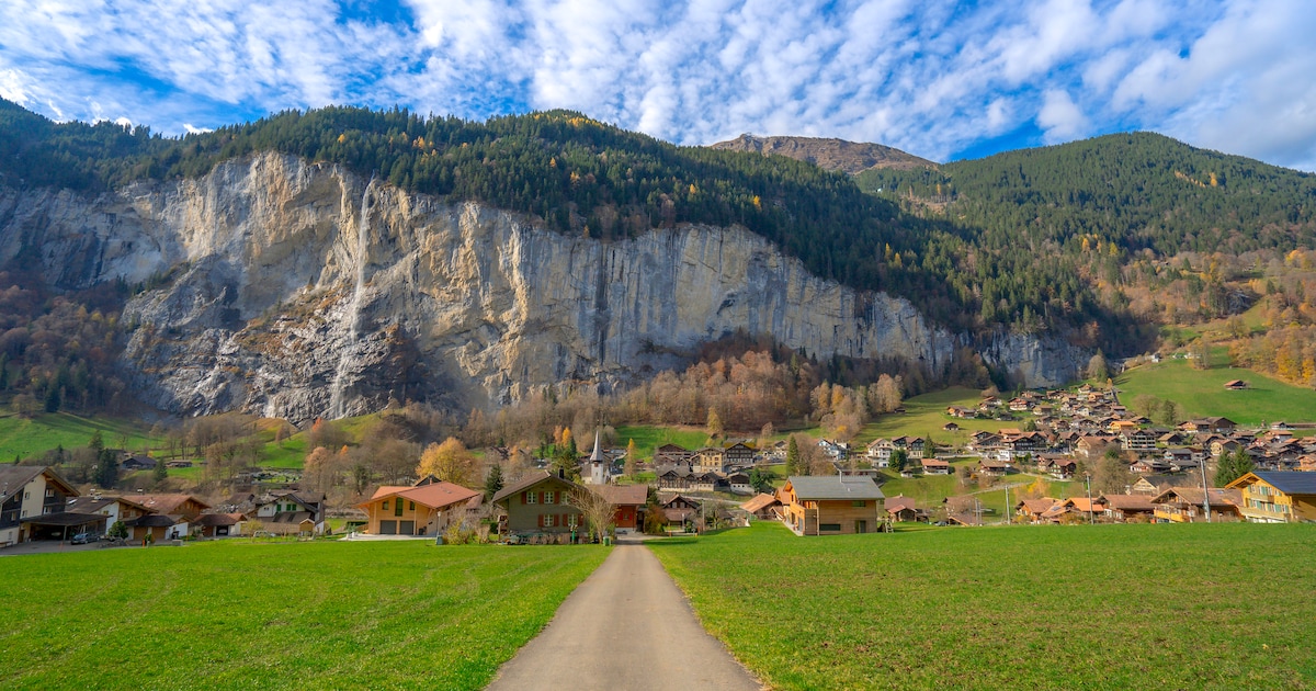 Zwitsers dorpje ontsnapt aan rotslawine