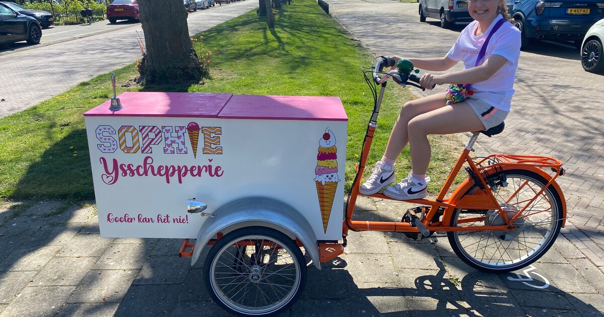 Sophie (11) heeft een eigen ijscokar - Kidsweek
