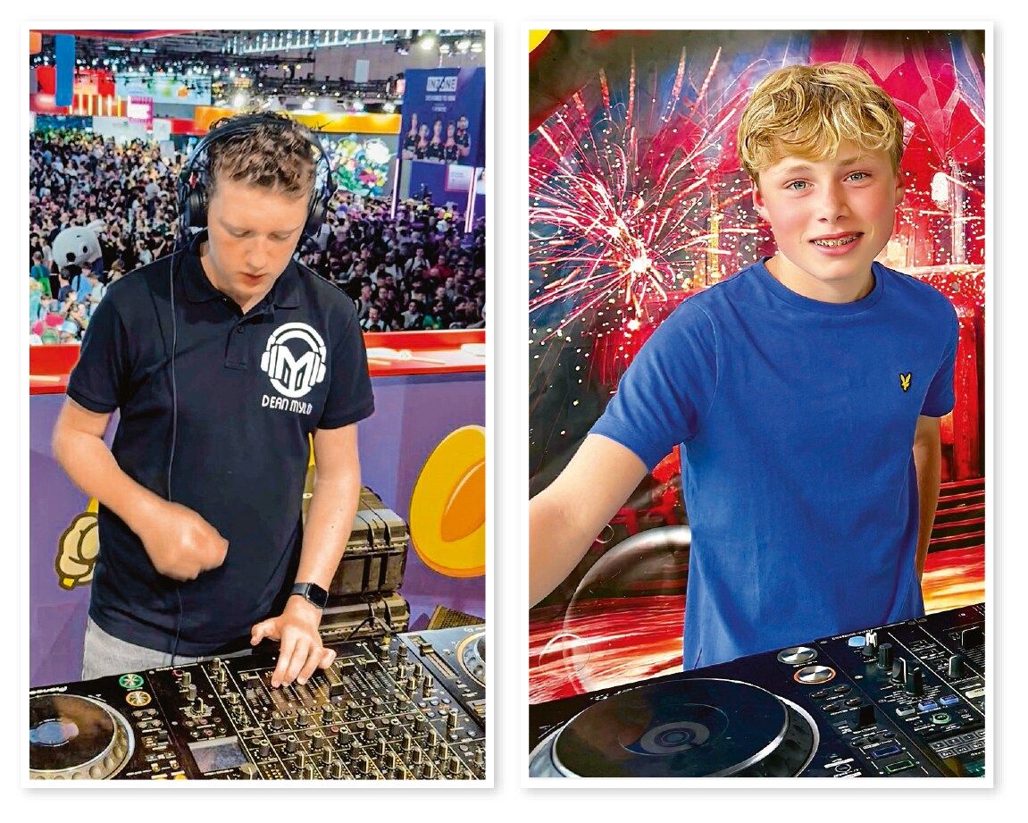 DJ Dean Mylo en DJ Mejami (allebei 14) draaien op ADE in Amsterdam ...