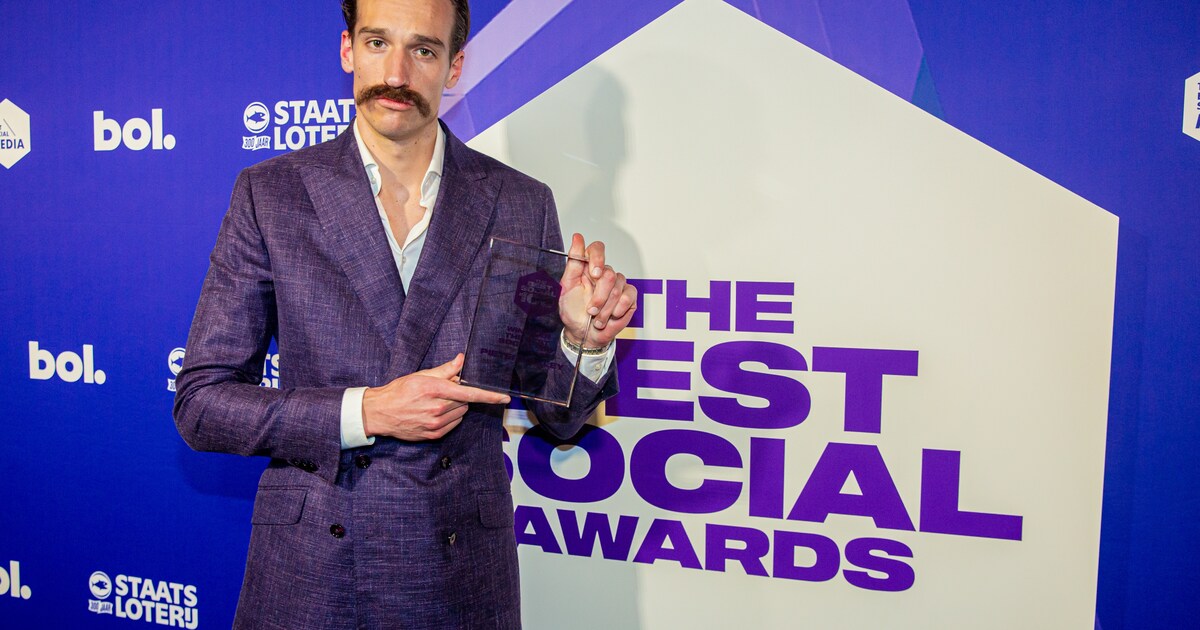 Pieter Valley winnaar Best Social Awards - Kidsweek